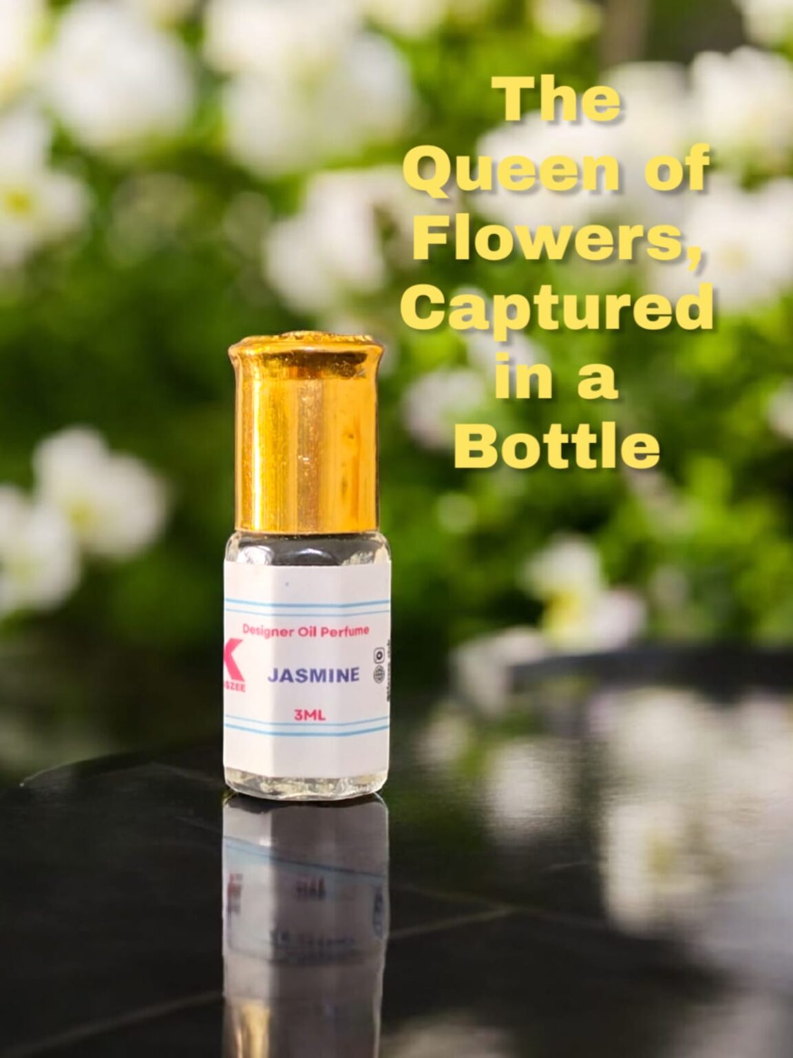 Jasmine – Best Floral Oil Perfume | Long-Lasting Fresh & Calming Scent